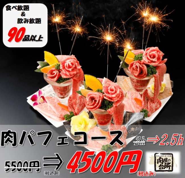 12/21 (Sat.) All-you-can-eat Japanese black beef yakiniku [butcher's ...
